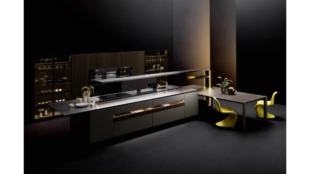 Cucina Design con isola Nautila 02 di Arrital